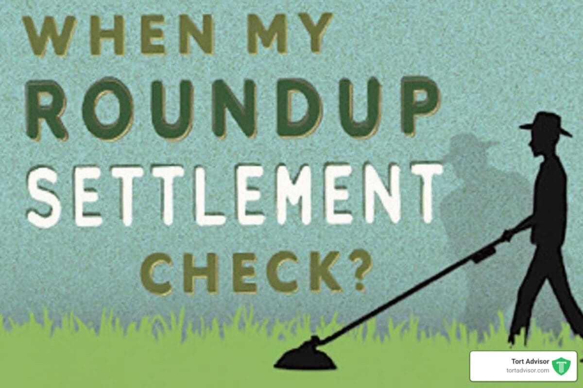 Roundup Settlement Checks: When to Expect Yours 2026 | TortAdvisor